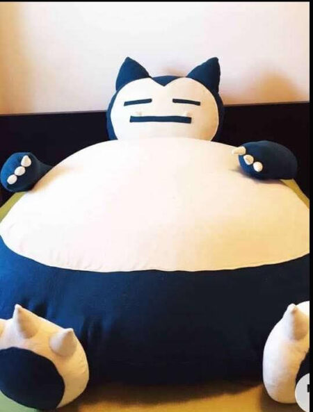 PUFF SUBLIMADO SNORLAX ‣ ALPELUCHE.COM